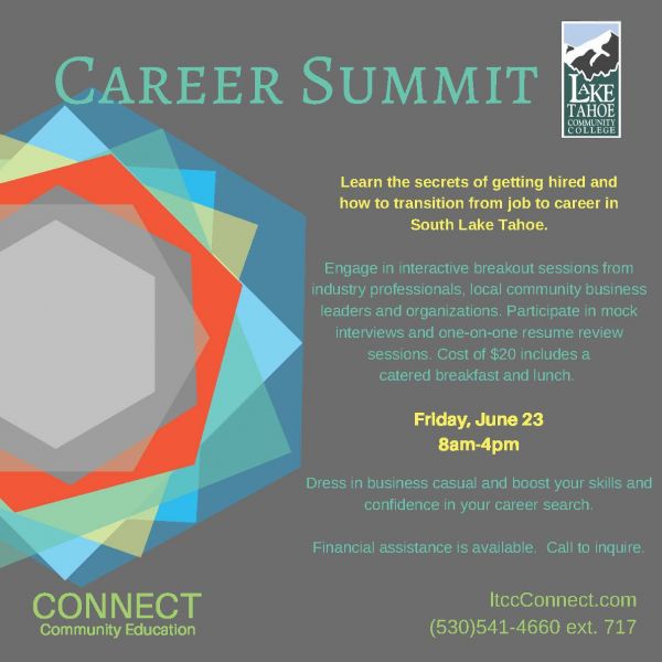 LTCC Career Summit | Lake Tahoe Community College | Lake Tahoe Events