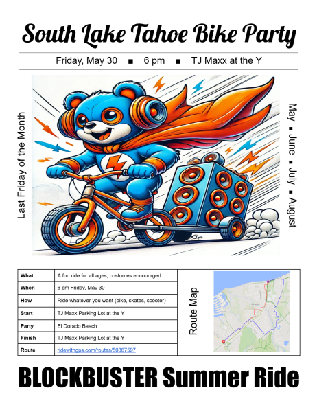 South Lake Tahoe Bike Party | South Lake Tahoe Events | Lake Tahoe Events