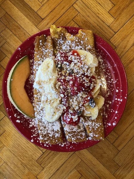 Yogurt Stuffed Crepes | Heidi's Pancake House Lake Tahoe | Lake Tahoe ...